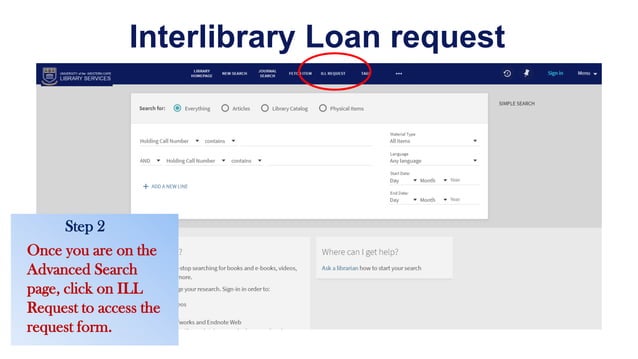 How to Submit an ILL Request | PPT