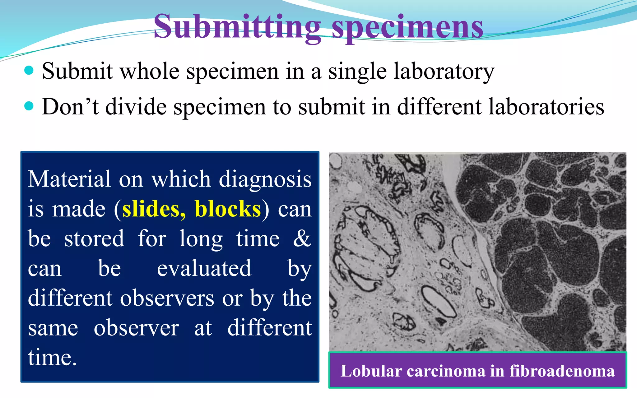 How to submit biopsy specimens for histopathology | PPTX
