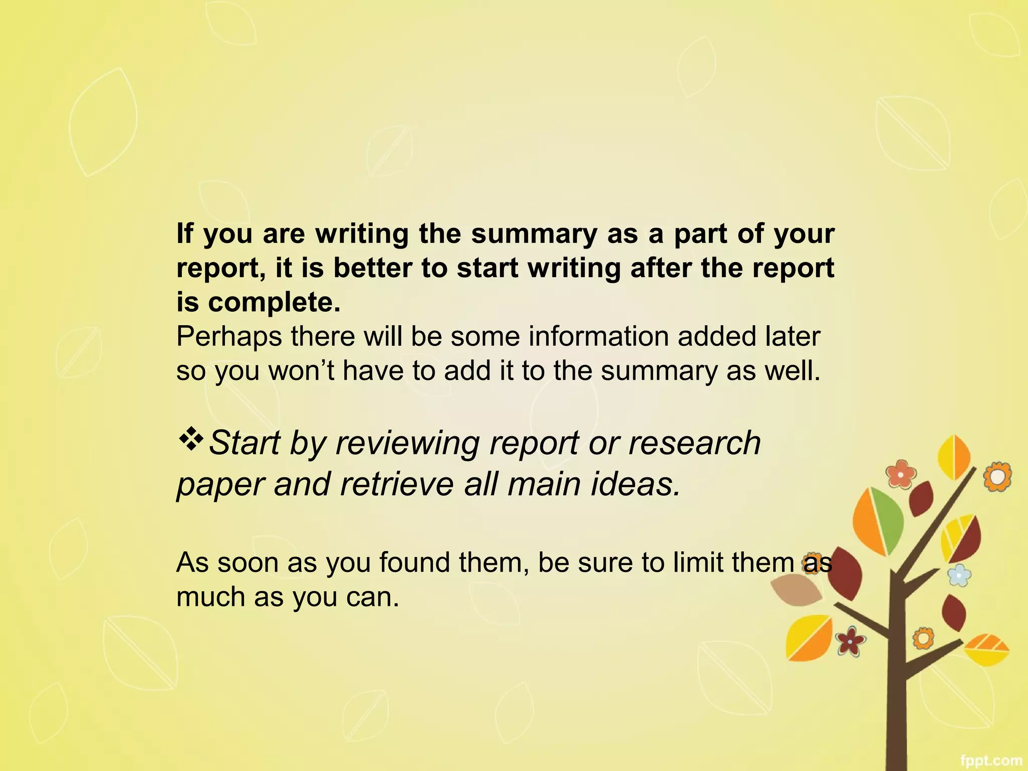 How to summarize a research paper | PPT