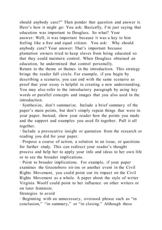 How to Support Arguments & PositionsSupporting positions and concl | DOCX