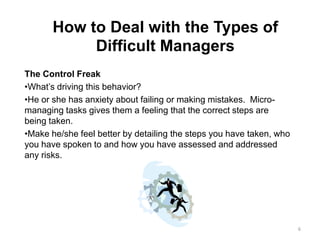 How to support difficult managers | PPT