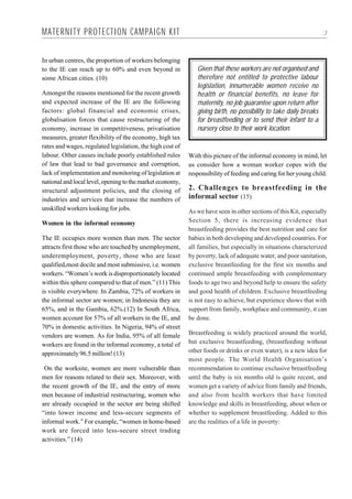 How to support women in the informal economy to combine their ...