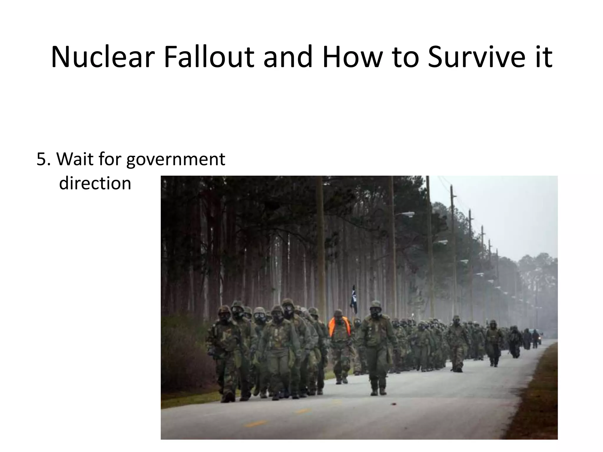 How to survive a nuclear explosion[1] | PPTX