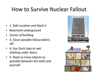 How to survive a nuclear explosion[1] | PPT