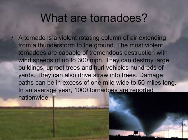 How to survive a tornado | PPT