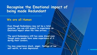 How to survive redundancy | PPTX | Resume Writing and Advice | Job Search