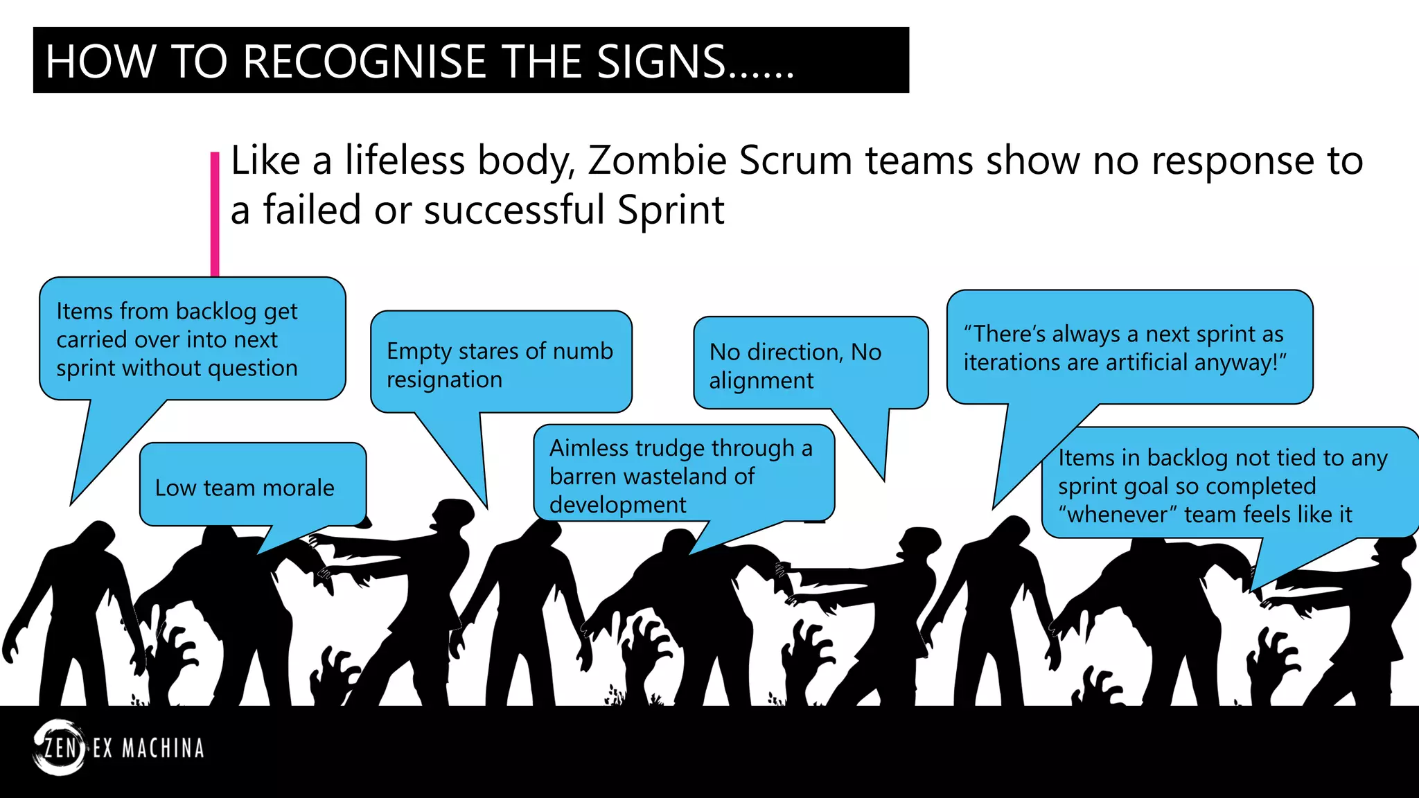 How to survive the zombie scrum apocalypse | PPT