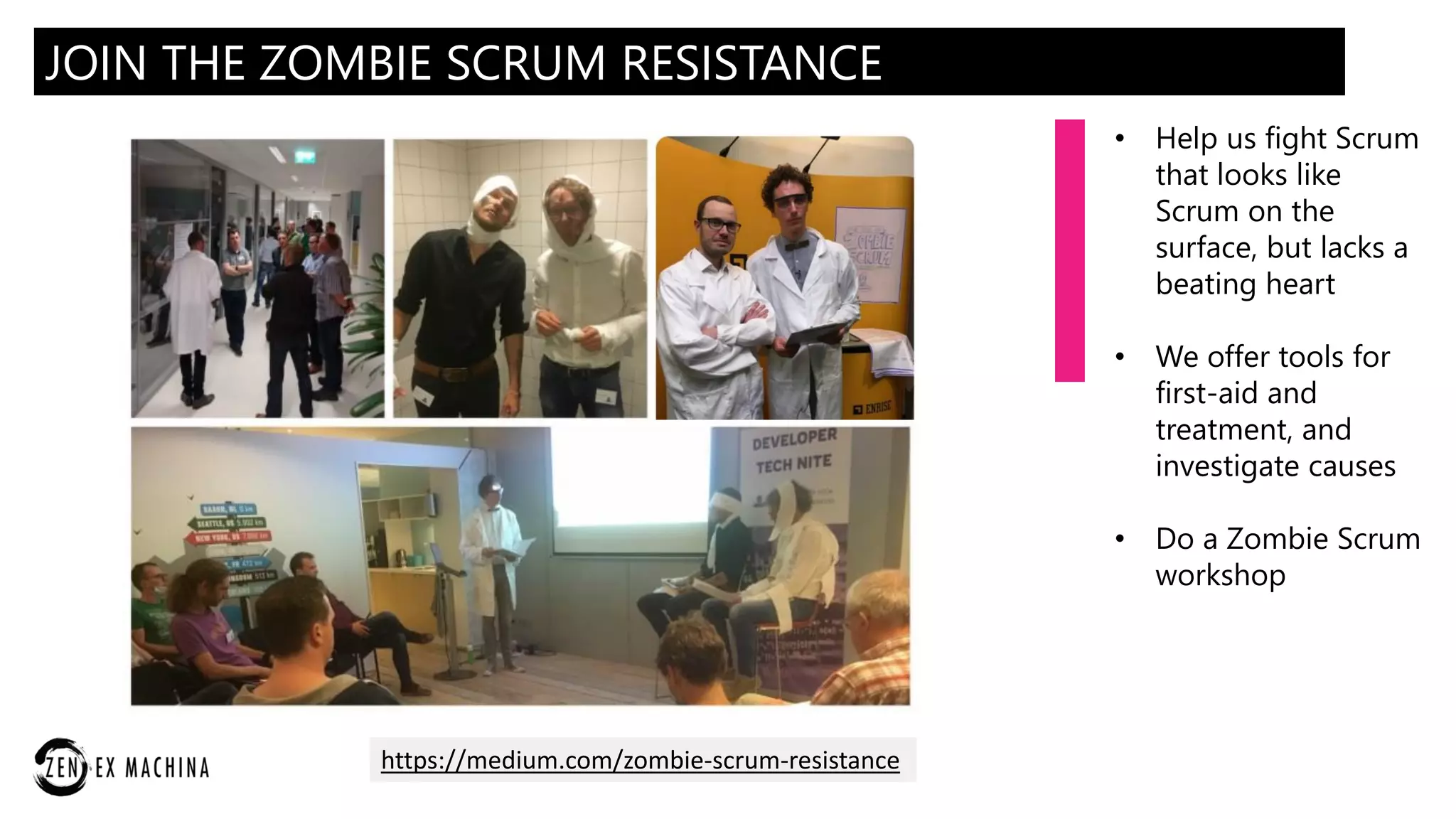 How to survive the zombie scrum apocalypse | PPT