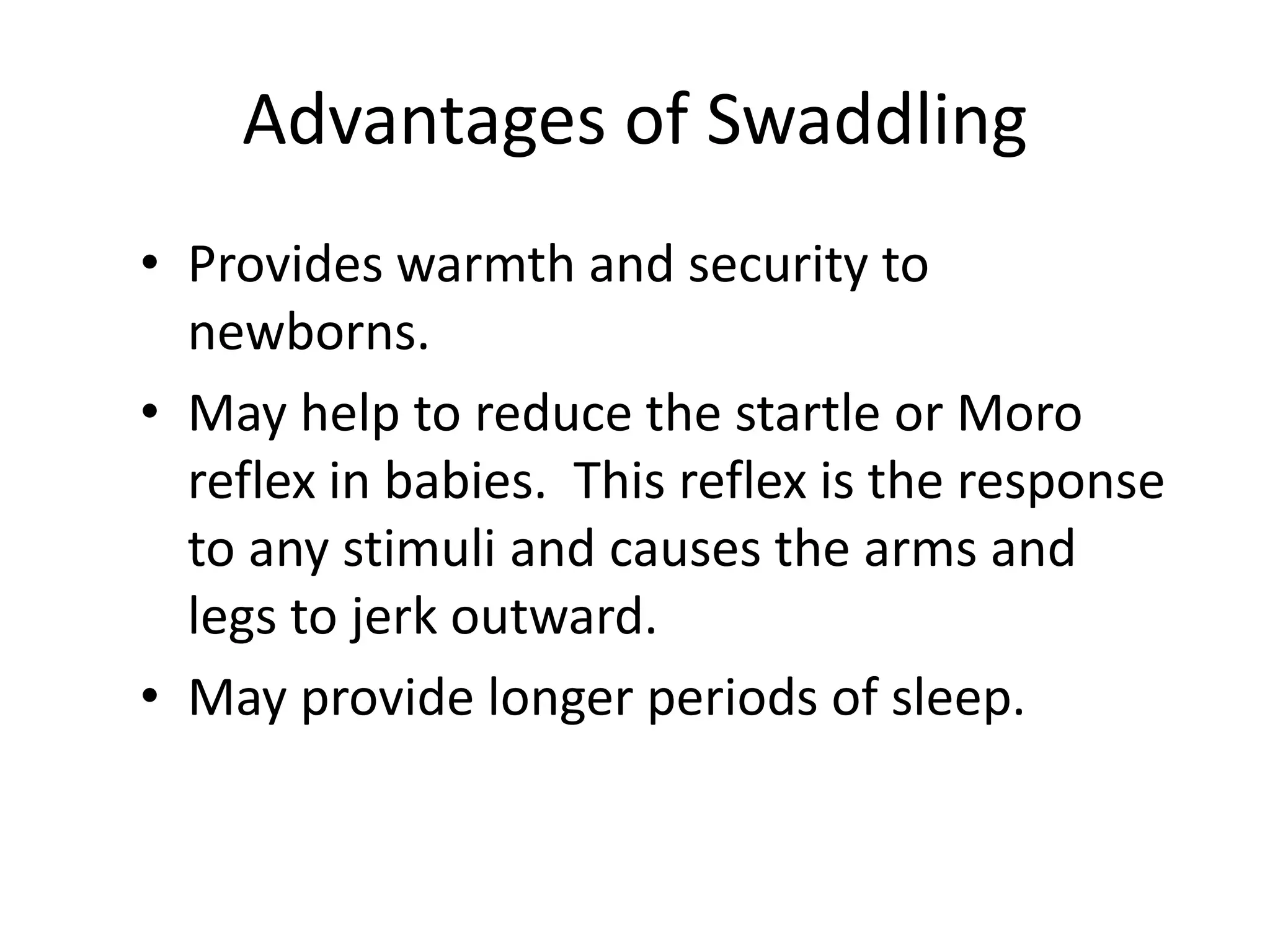 How to swaddle a newborn | PPTX
