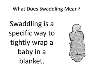 How to swaddle a newborn | PPTX