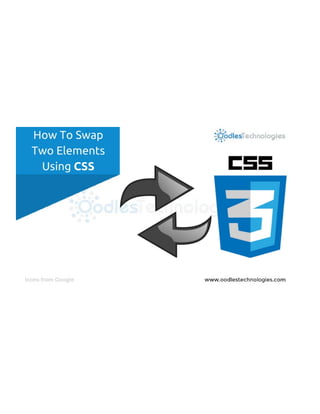 How to swap two elements using css | PDF