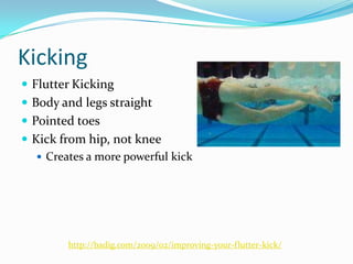 How to swim freestyle | PPTX