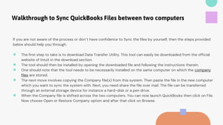 How to Sync and Share QuickBooks Files Between two Computers.pptx