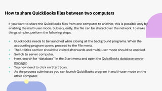 How to Sync and Share QuickBooks Files Between two Computers.pptx