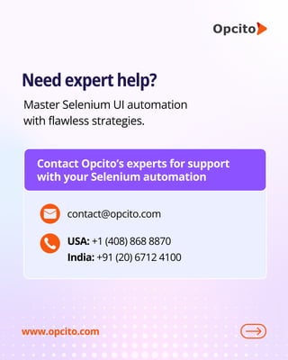 How to tackle Selenium-based UI automation challenges .pdf
