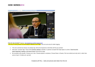How to tag on flickr | PDF | Internet for Beginners | Internet