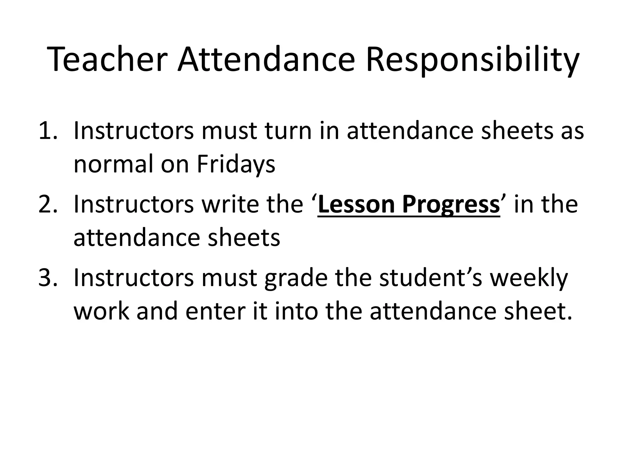 How to take attendance | PPT