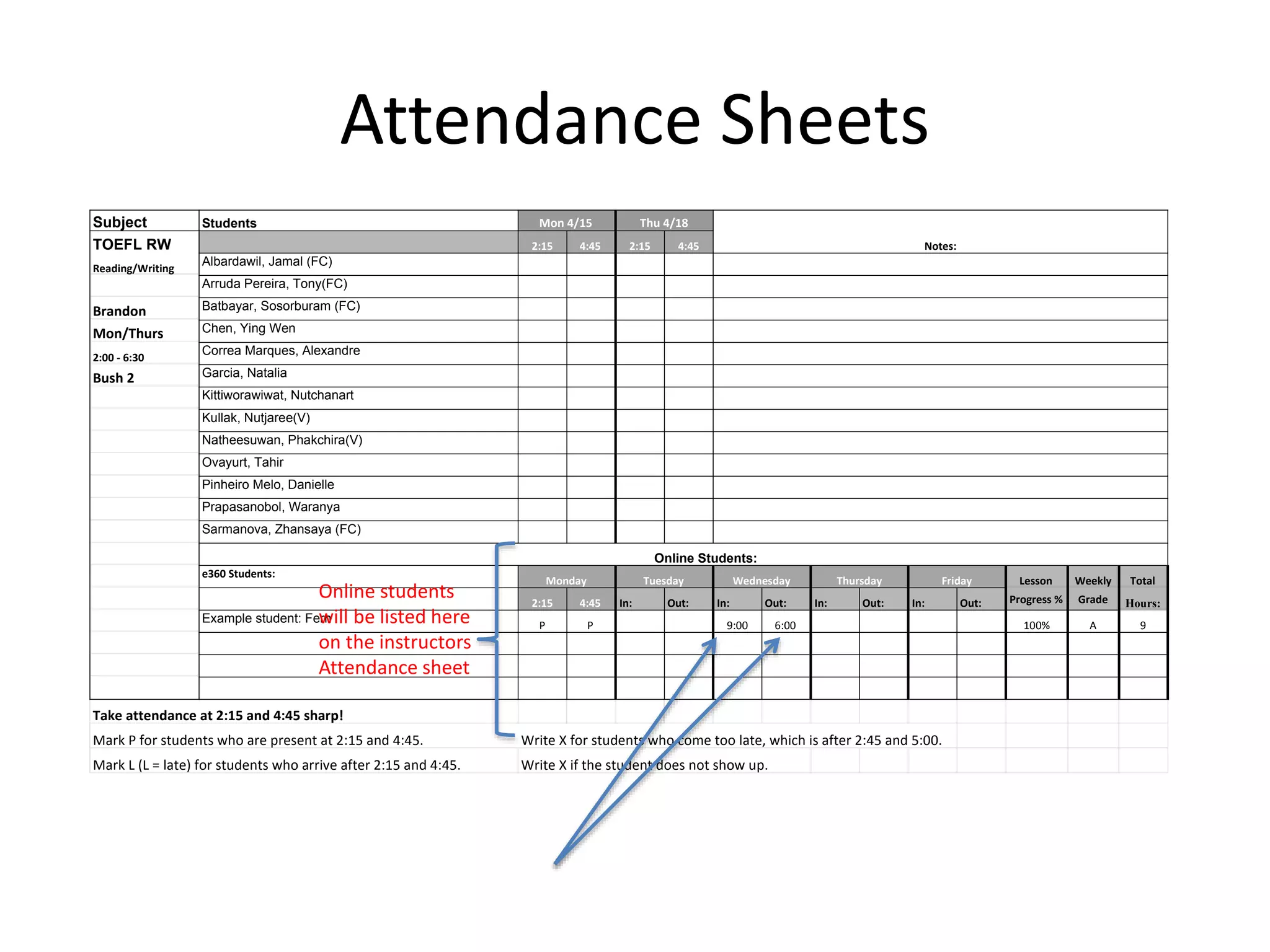How to take attendance | PPT