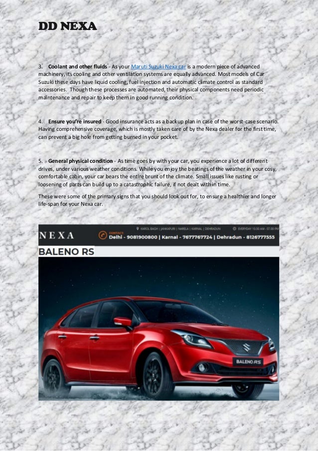 How to take better care of your Nexa