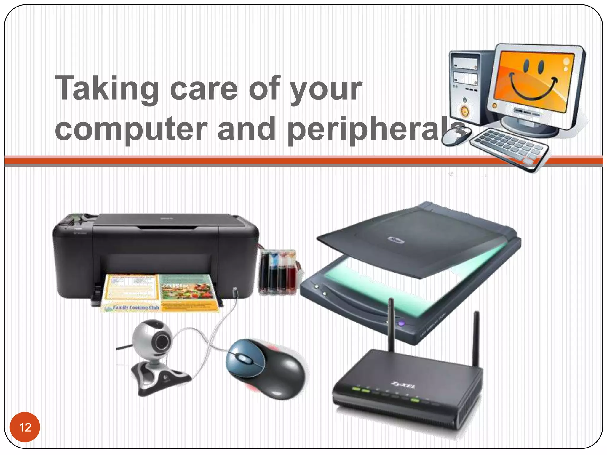 How to take care of computers and secondary storage media | PPTX