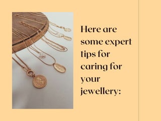How to take care of Jewellery: Quick Tips | PPT