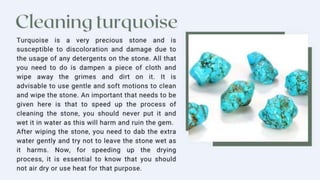 How to take care of turquoise jewelry | PPTX