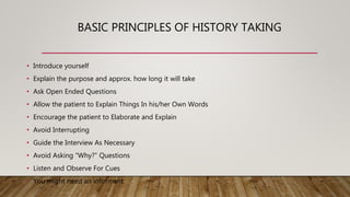 How to take case history in psychiatric patients | PPTX