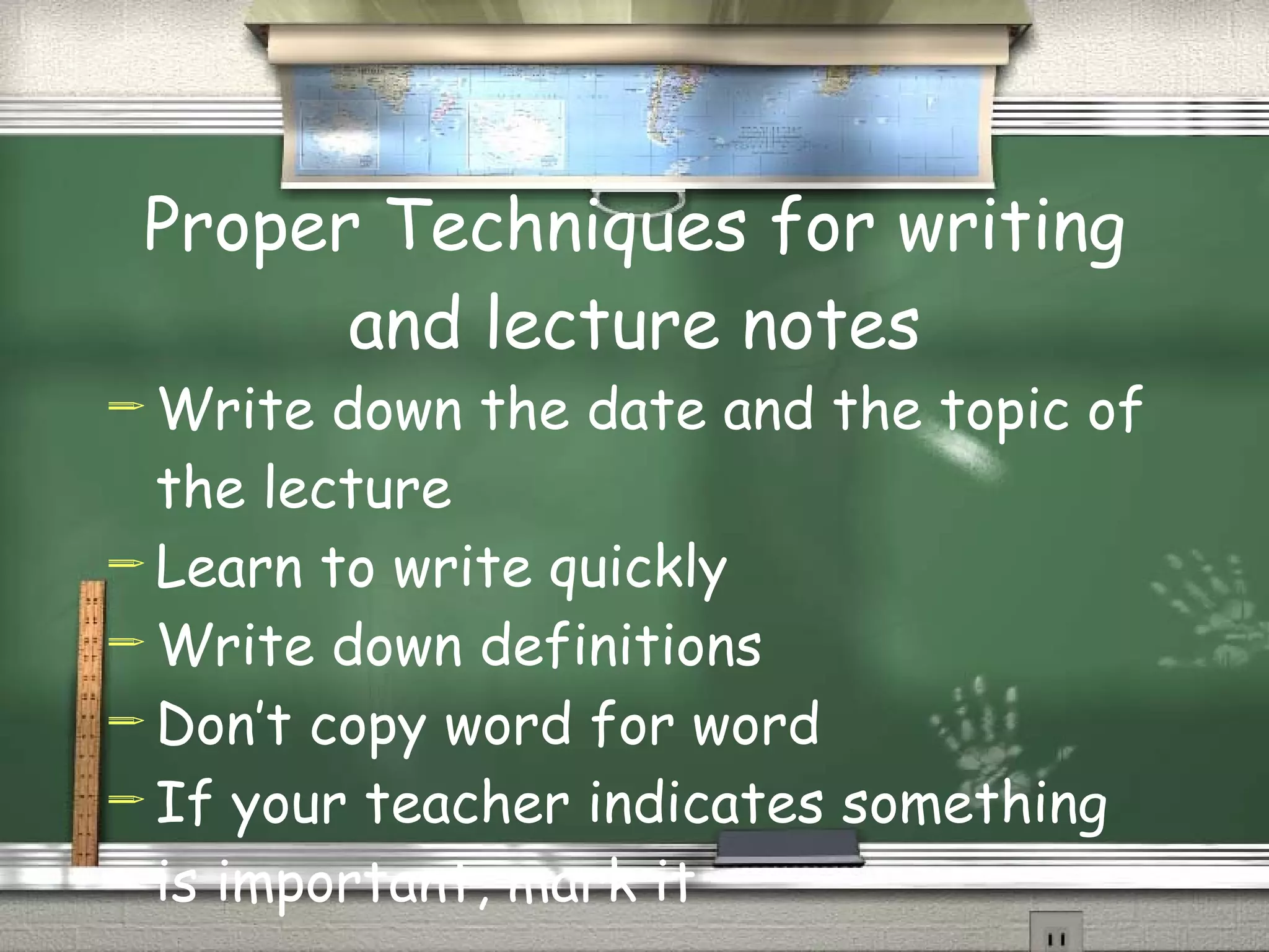 How To Take Effective Notes | PPT