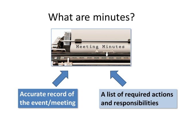 How to take minutes...effectively | PDF | Educational Assessment ...