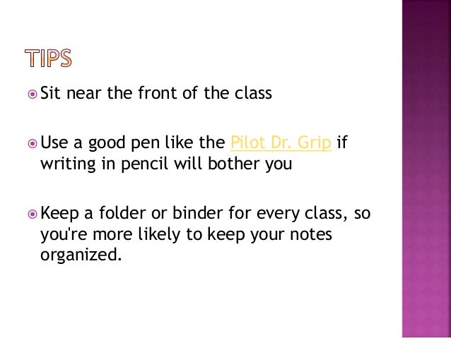 7 EASY STEPS TO TAKING DOWN NOTES