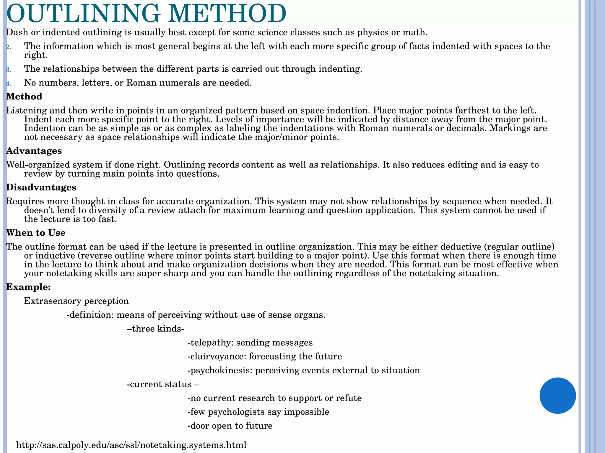 How To Take Notes Note Taking Systems | PPT