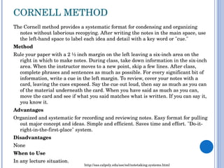 How To Take Notes Note Taking Systems | PPT