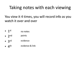 How to take notes and write paragraphs effectively | PPT