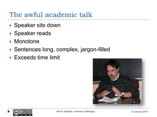 How to Give an Academic Talk | PPTX