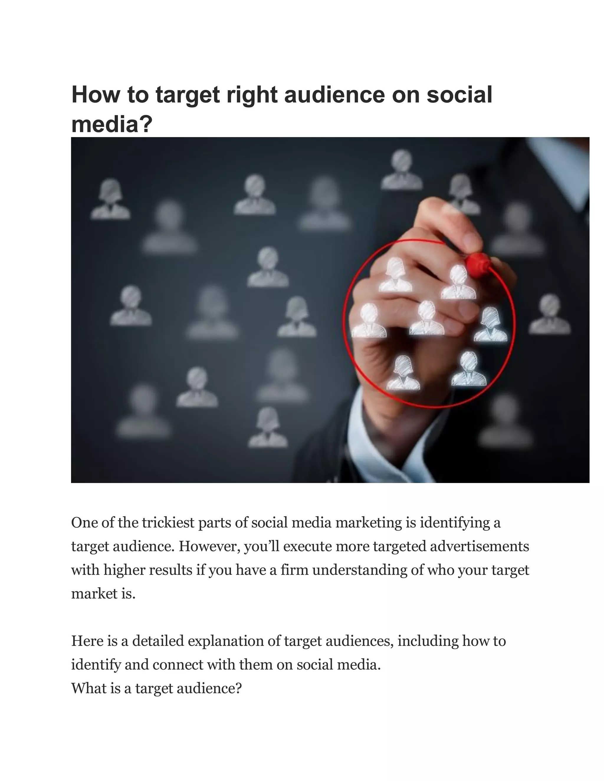 How to target right audience on social media.pdf
