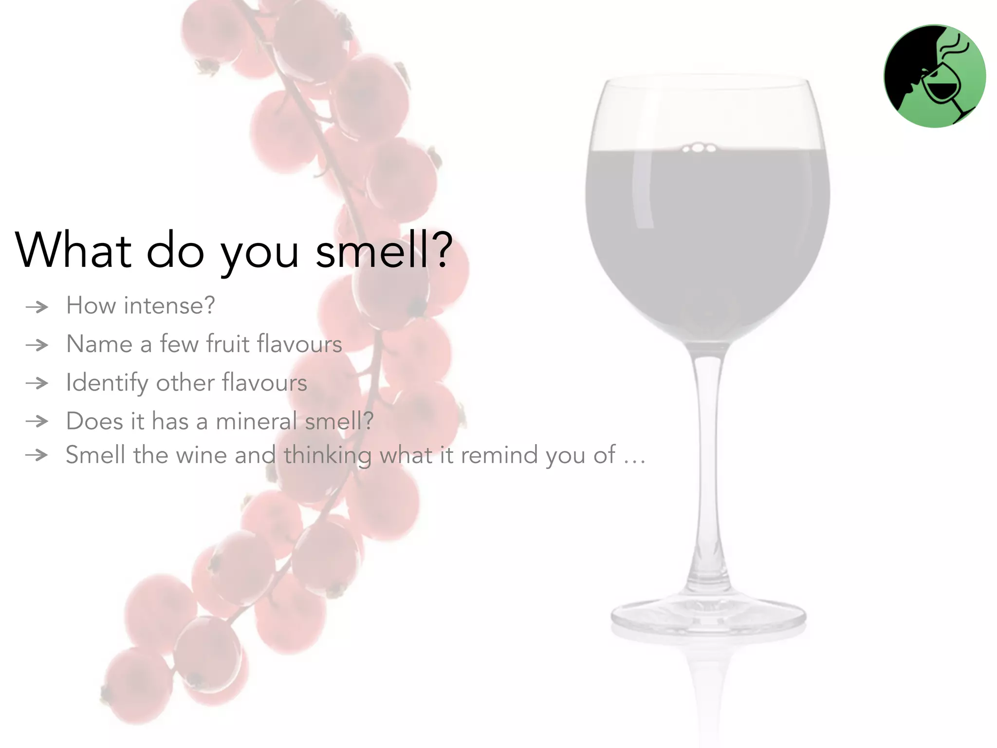 HOW TO TASTE WINE - SAMPLE OF PRESENTATION | PDF