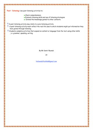 How to teach_a_listening_lesson_-pdp- | PDF | Educational Assessment ...