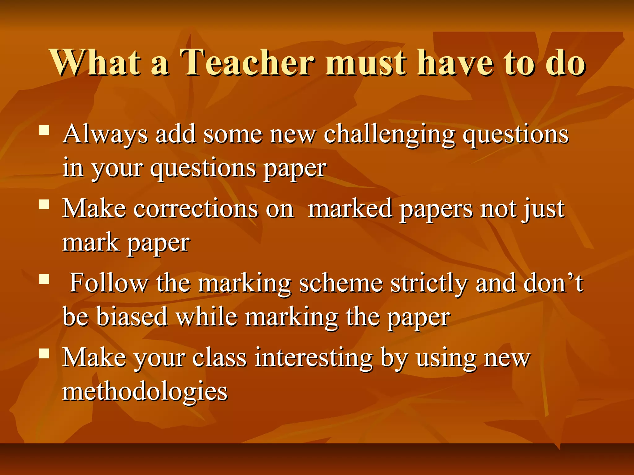 How to teach cambridge igcse students | PPT