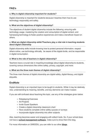 How to Teach Digital Citizenship to Students A Comprehensive Guide for ...