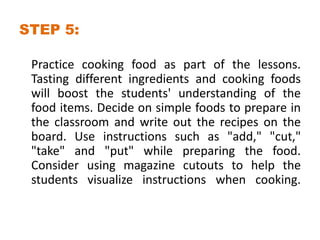 English food cooking vocabulary | PPTX