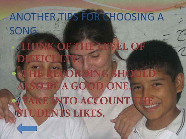 How to teach english through songs | PPT