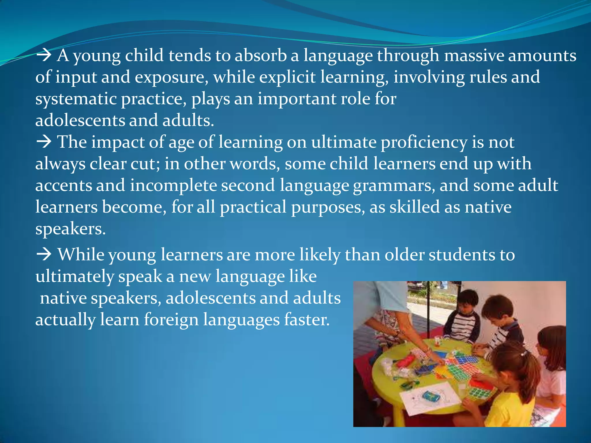 How to teach english to kindergarten children | PPTX