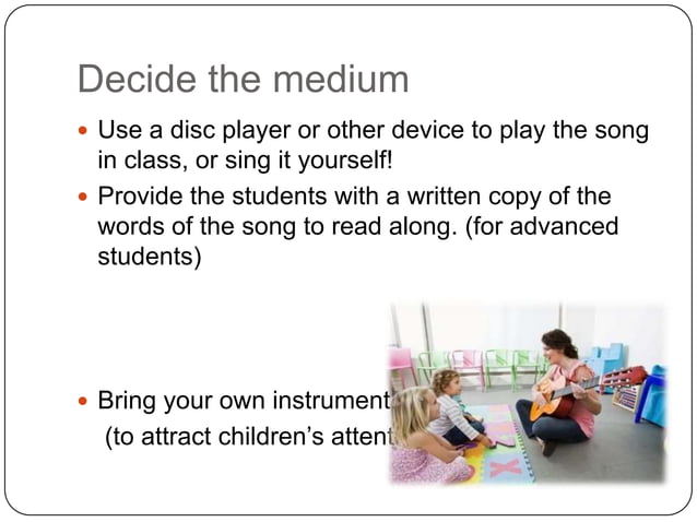 How to teach english using songs | PPT