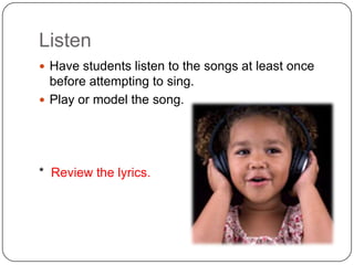 How to teach english using songs | PPT