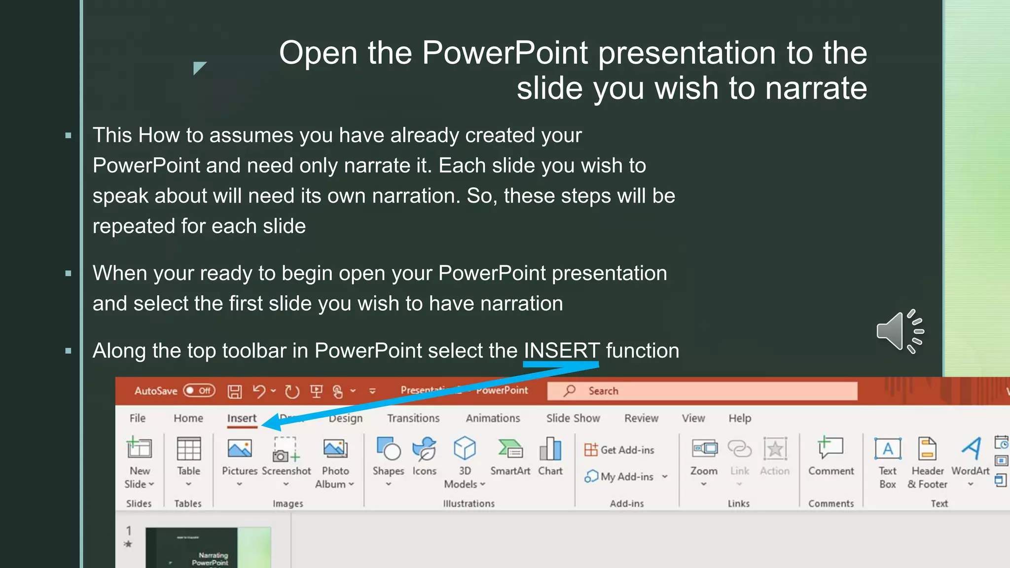 How to teacher narrating a power point | PPTX