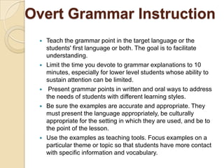 How to teach grammar | PPT