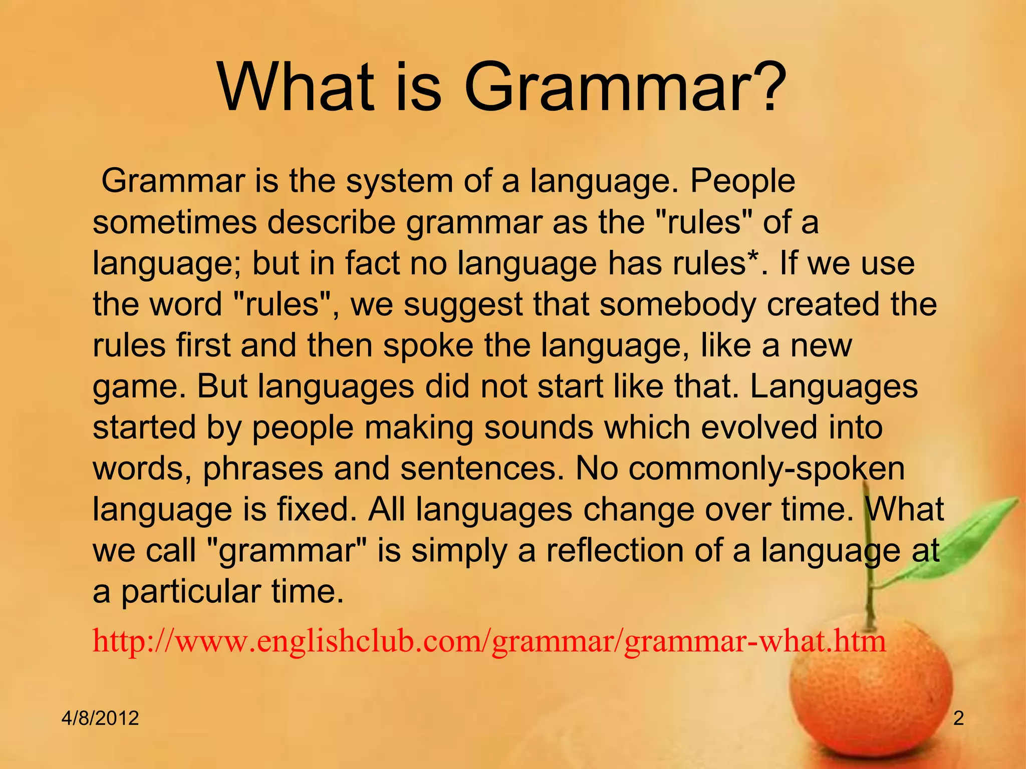 How to teach grammar | PPTX