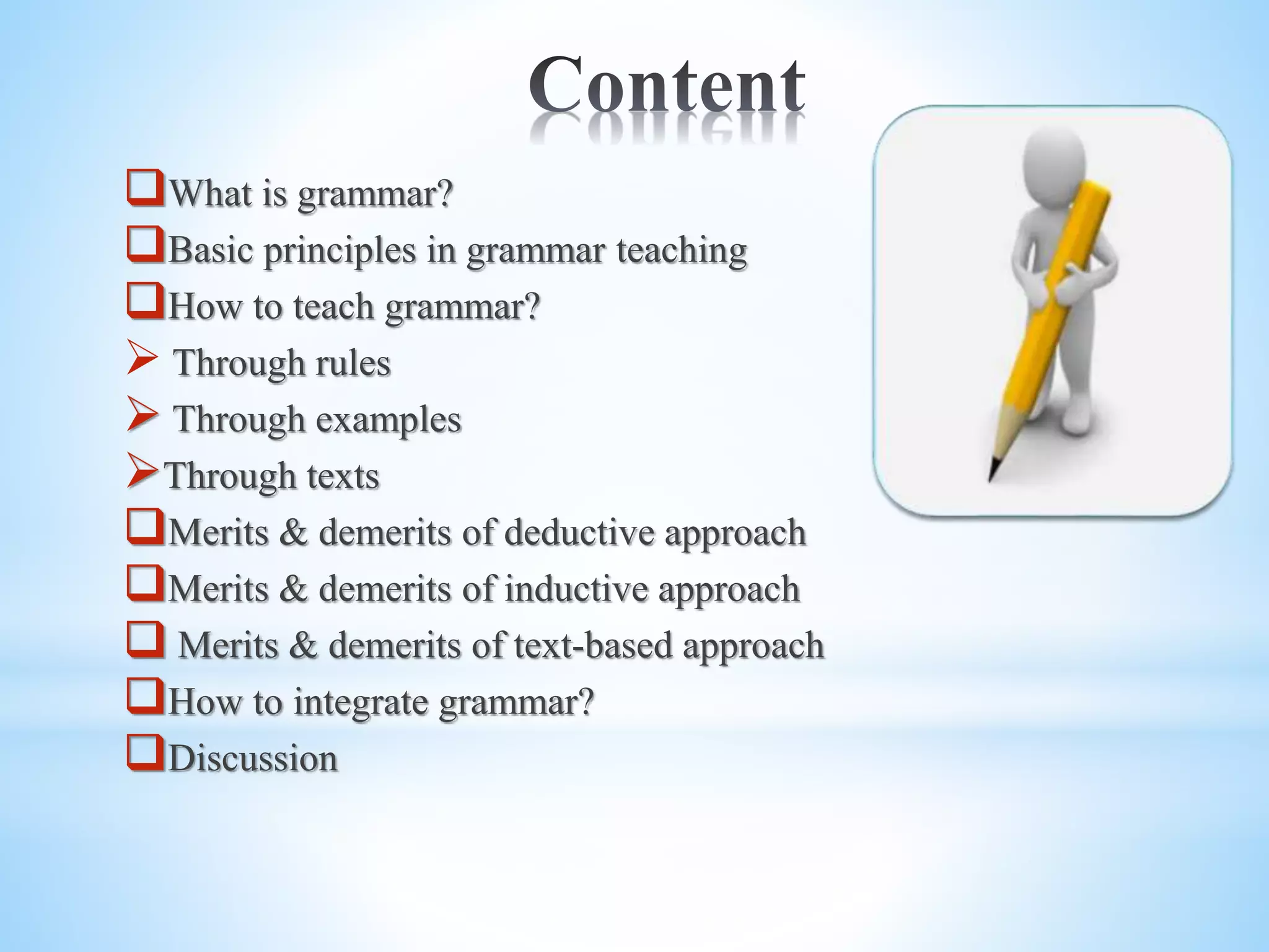 How to teach grammar | PPTX