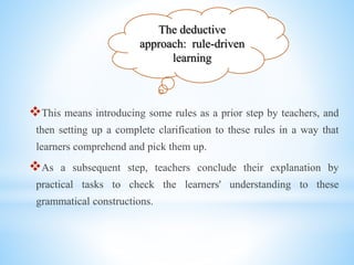 How to teach grammar | PPTX