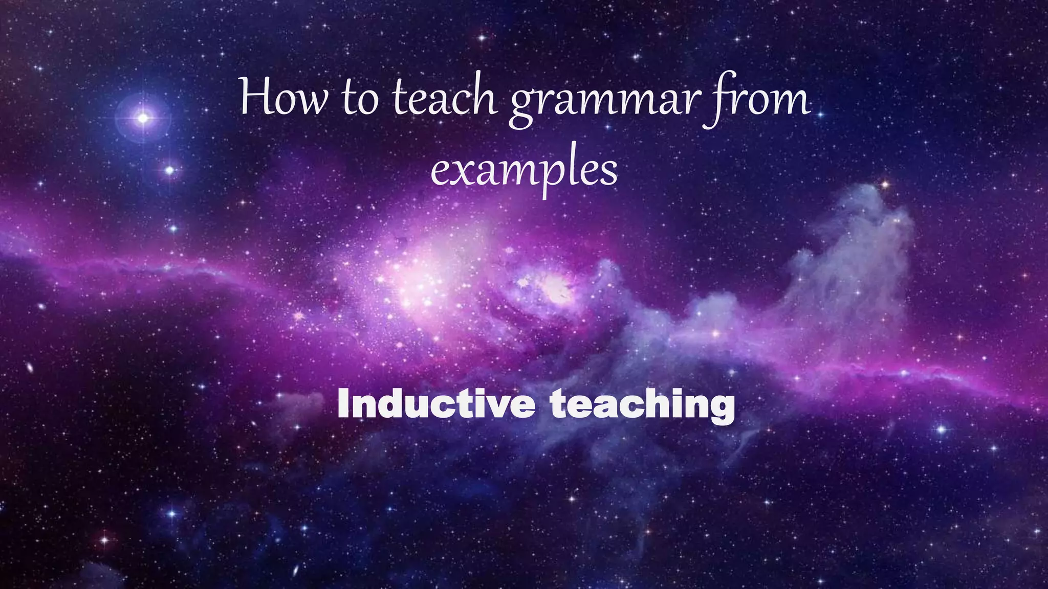 Inductive teaching | PPTX